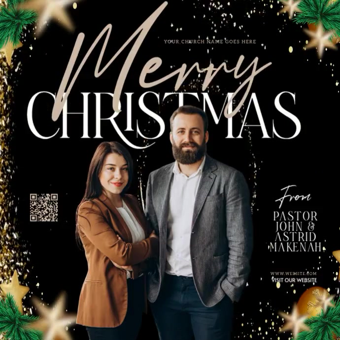 PASTORS MERRY christmas card template | PosterMyWall