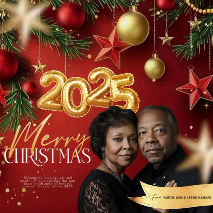 Plantilla de pastors merry christmas card template | PosterMyWall