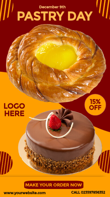 Pastry Day Template | PosterMyWall