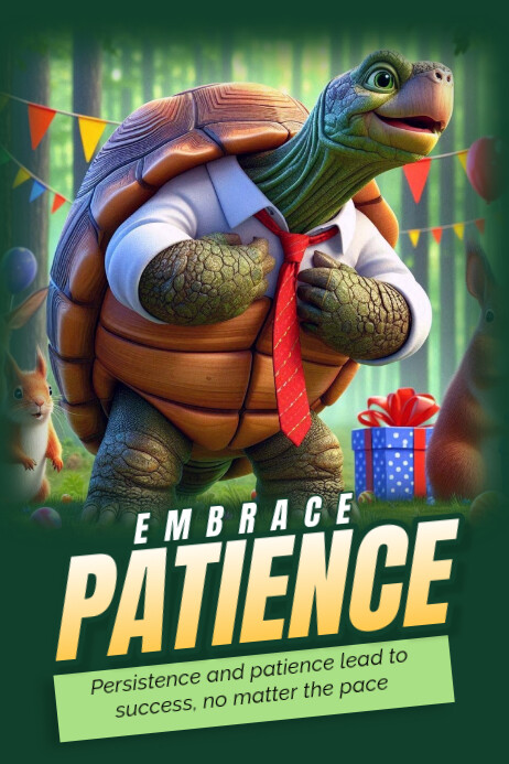 PATIENCE Template | PosterMyWall