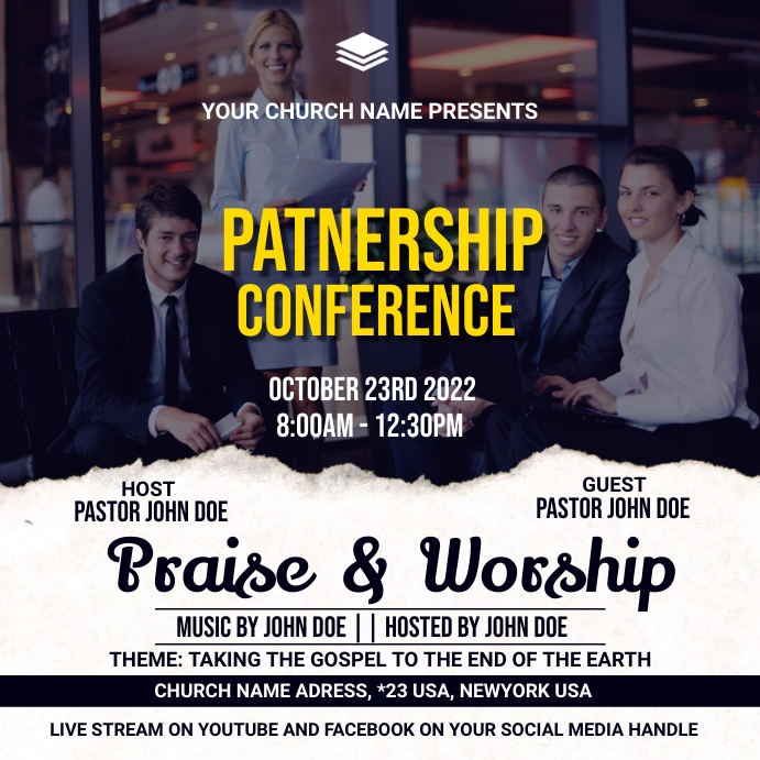 patnership conference Template | PosterMyWall