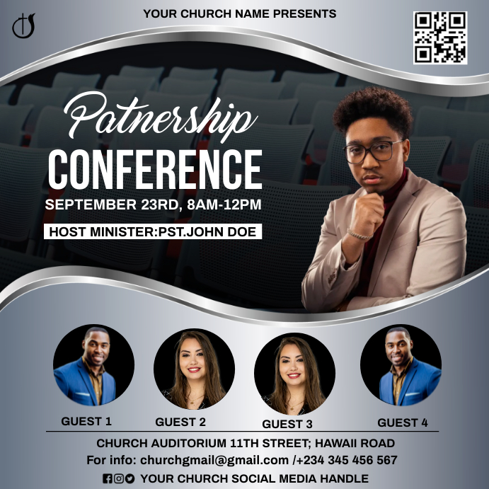 patnership conference Template | PosterMyWall