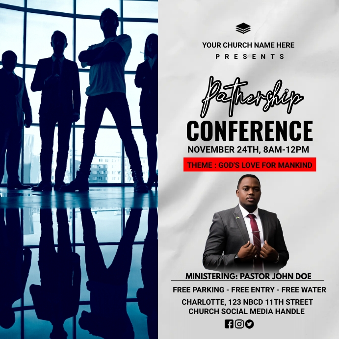 patnership conference Template | PosterMyWall