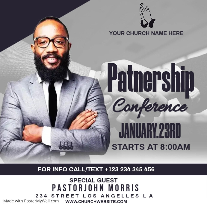 patnership conference Template | PosterMyWall