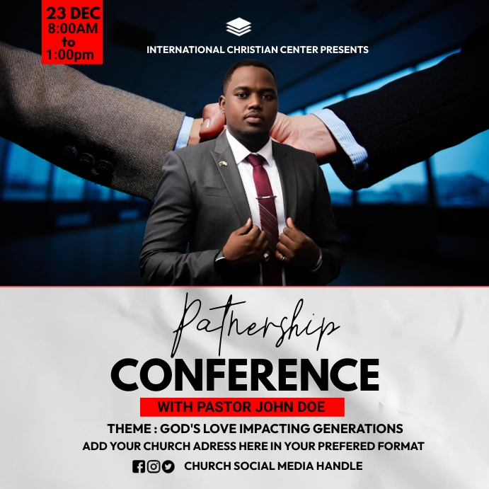 patnership conference Template | PosterMyWall