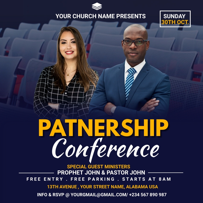 patnership conference Template | PosterMyWall