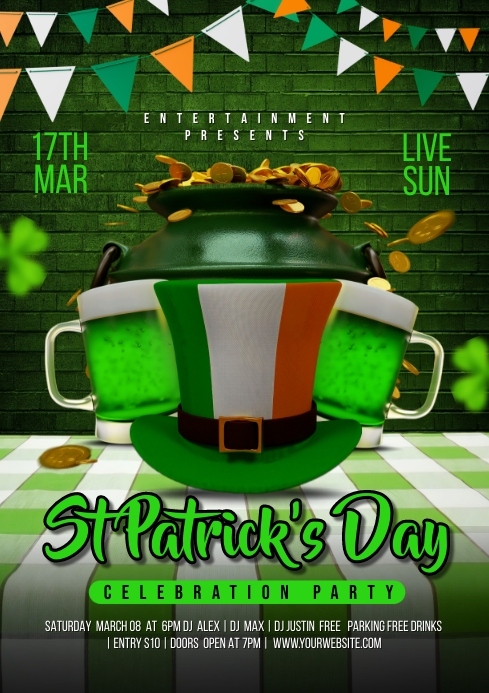 Copy of Patrick's day party | PosterMyWall