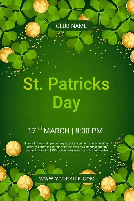 Copy of patrick's day poster | PosterMyWall