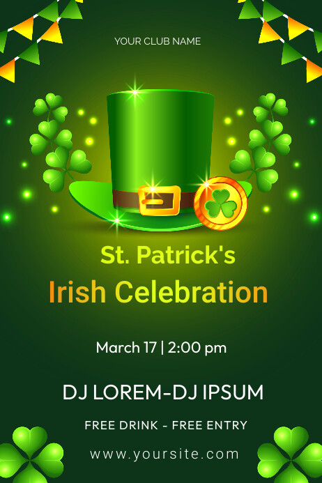 patrick's day poster Template | PosterMyWall