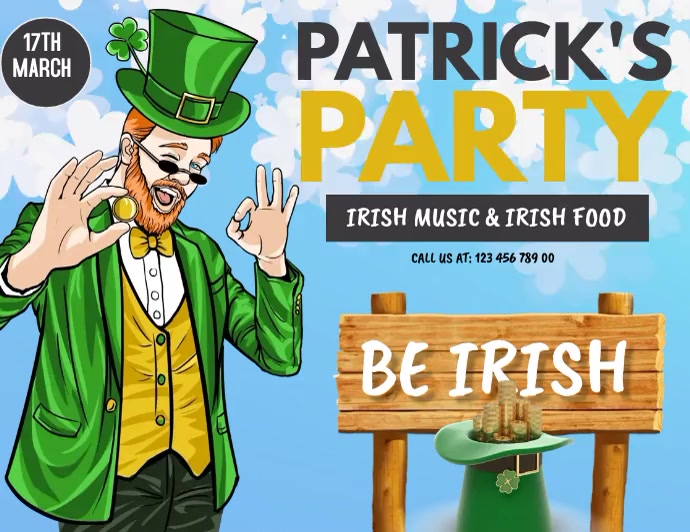 Patrick's party Template | PosterMyWall