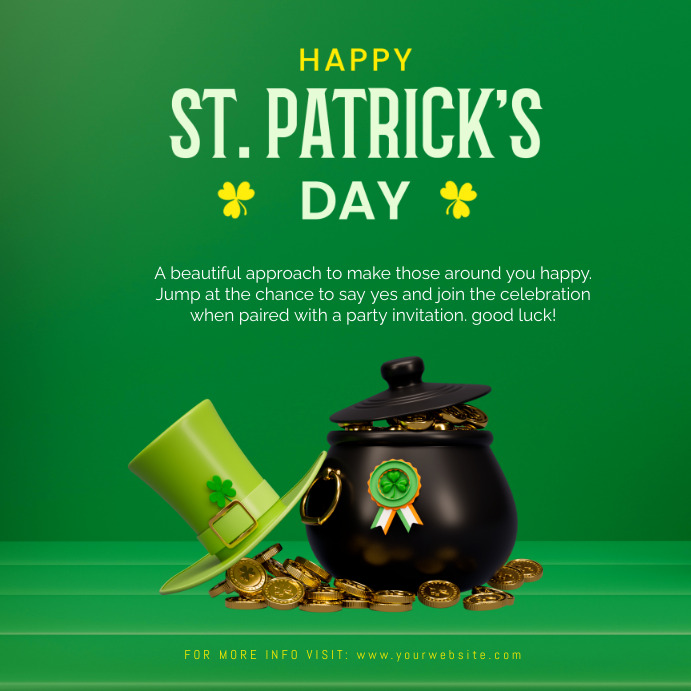 Copia de PATRICK DAY | PosterMyWall