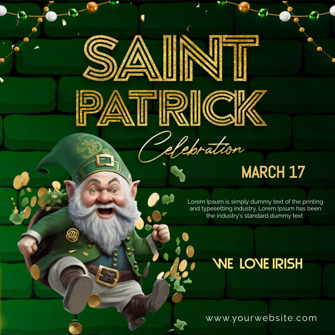 Copy of PATRICK DAY | PosterMyWall