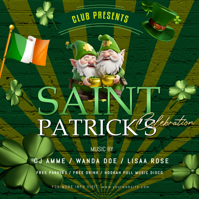 Copia de PATRICK DAY | PosterMyWall