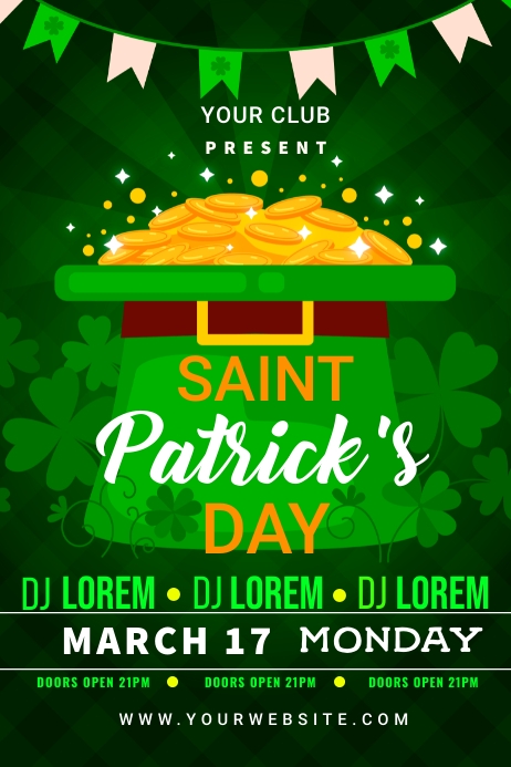 Copy of patricks day poster | PosterMyWall