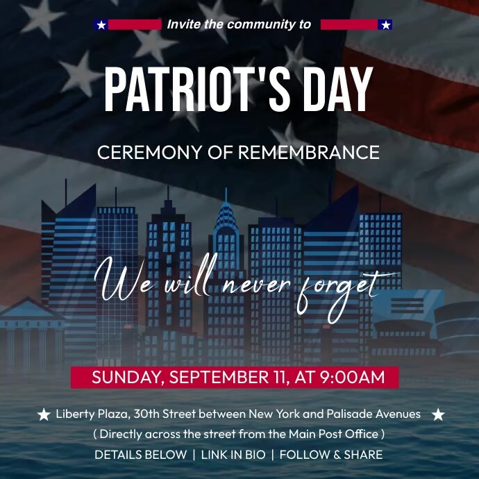 patriot's day Template | PosterMyWall