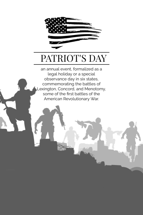 Patriot's Day Poster Template | PosterMyWall