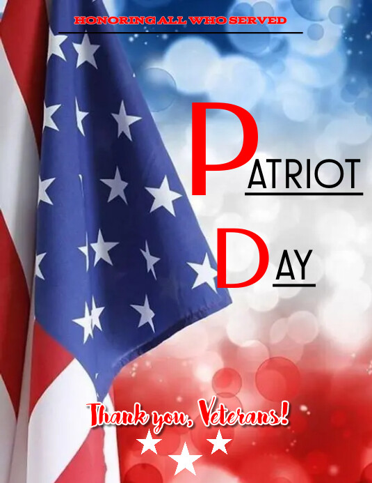 Patriot Day Template | PosterMyWall