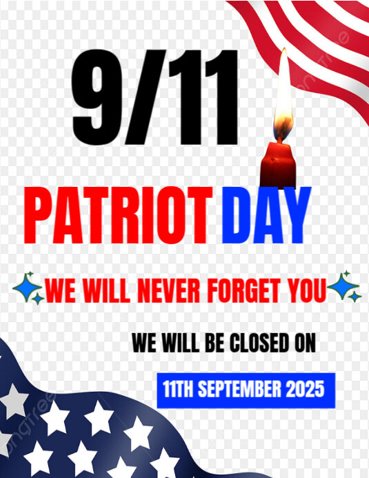Patriot day flyer Template | PosterMyWall
