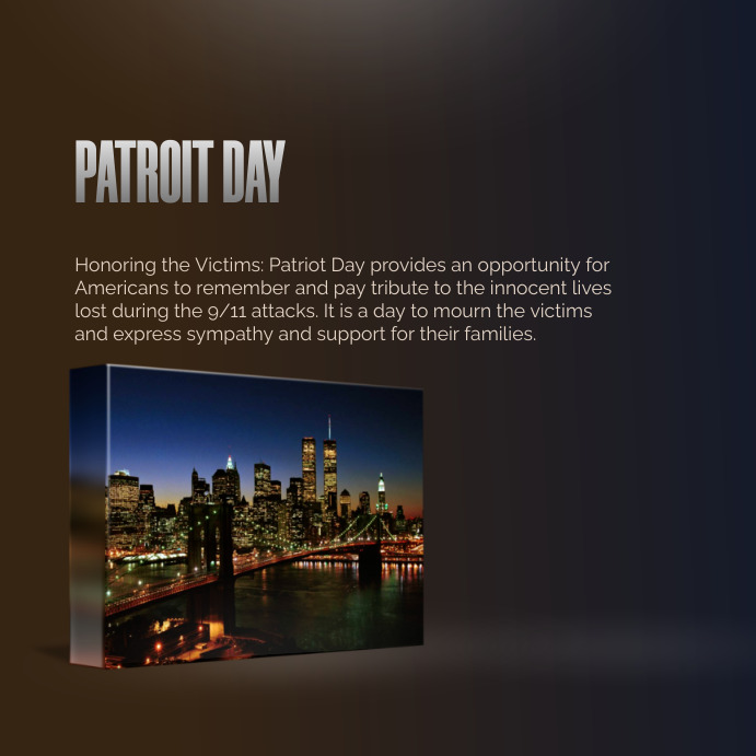 Patriot Day Instagram Template | PosterMyWall