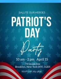 Patriots day invitation Template | PosterMyWall