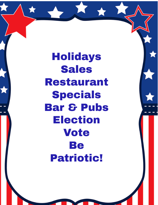 Patriotic Background Template | PosterMyWall