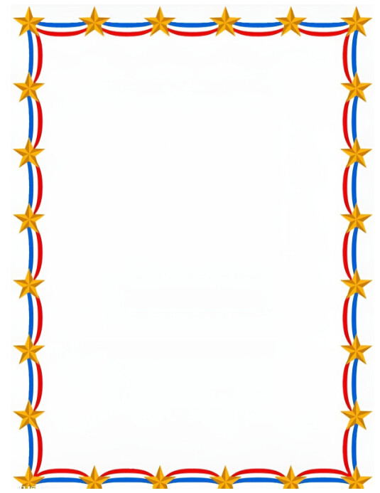 Patriotic Stars and Stripes Frame Template | PosterMyWall