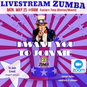 Zumba Fitness Template | PosterMyWall