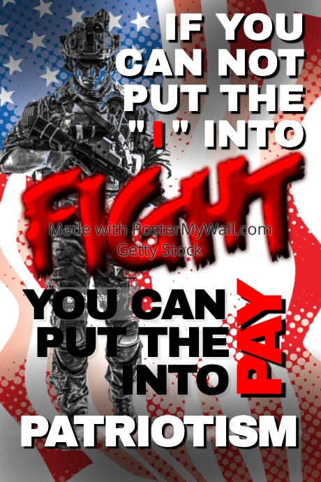 Copy of patriotism | PosterMyWall