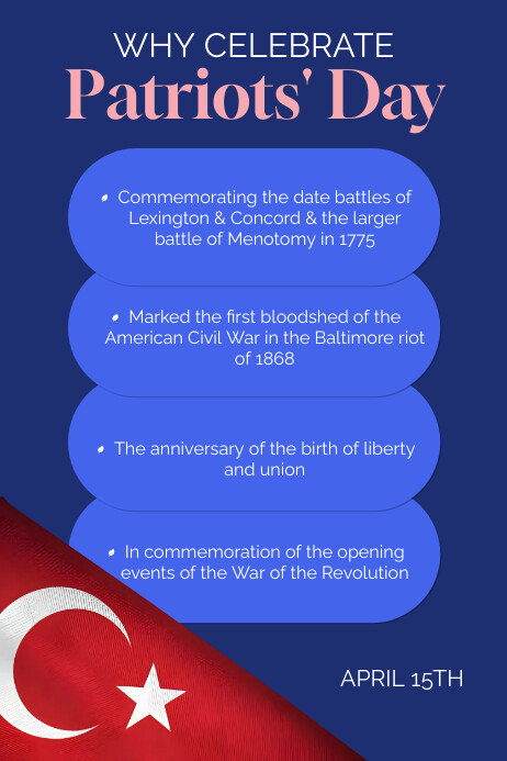Copy of Patriots' Day | PosterMyWall