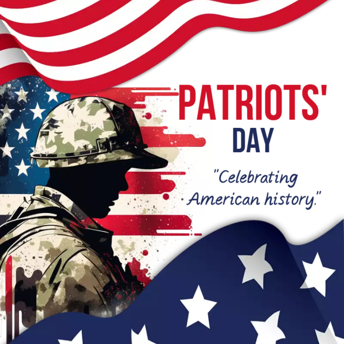 Copy of Patriots' Day Flyer Template | PosterMyWall