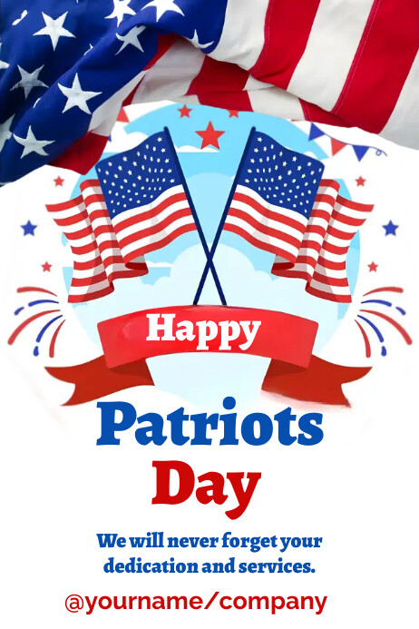 Patriots Day Poster Template | PosterMyWall