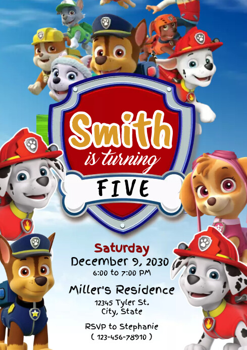 Paw Patrol Free Printables Birthday