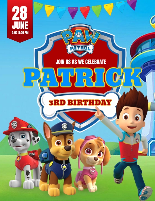Copy of Paw Patrol | PosterMyWall