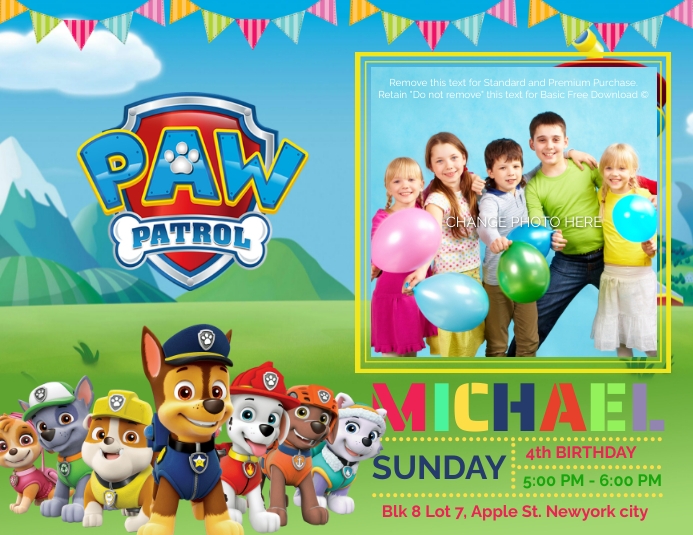 Copy of Paw Patrol | PosterMyWall