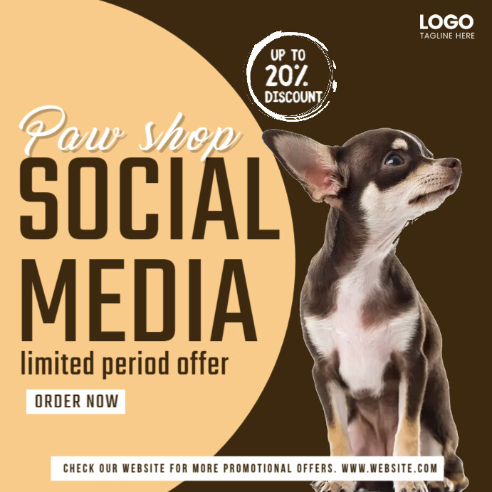 Copy of Paw Shop Social Media | PosterMyWall