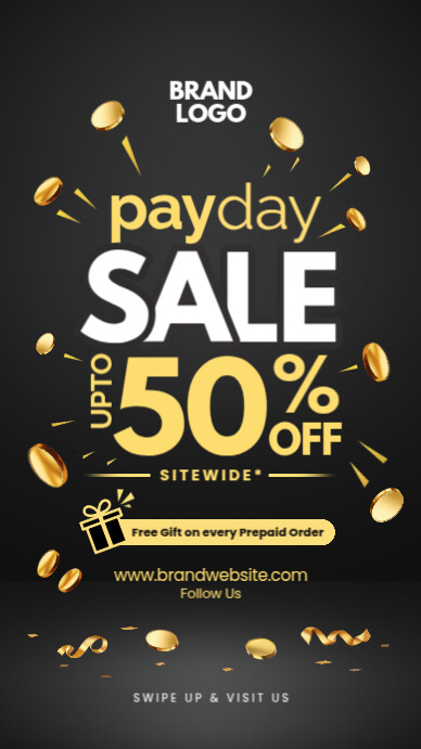 Payday Sale Ad Story Template | PosterMyWall