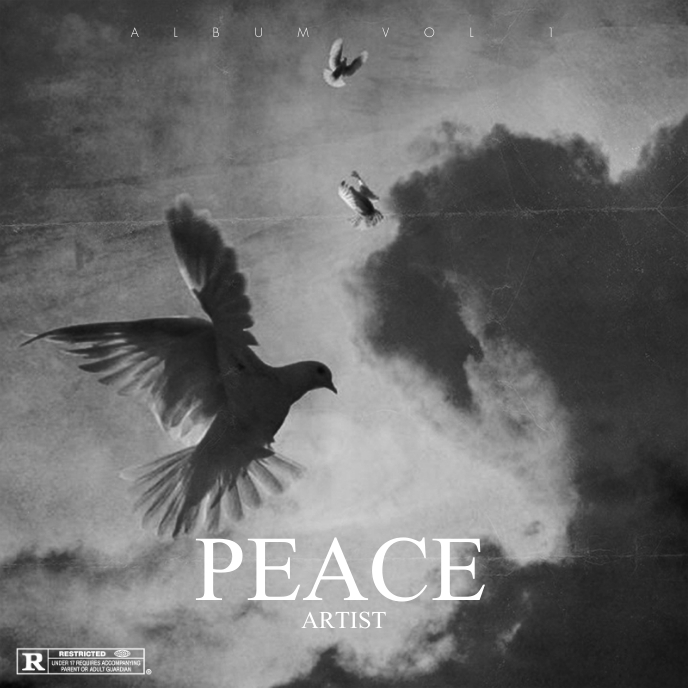 PEACE Album/Mixtape Cover Design Template | PosterMyWall