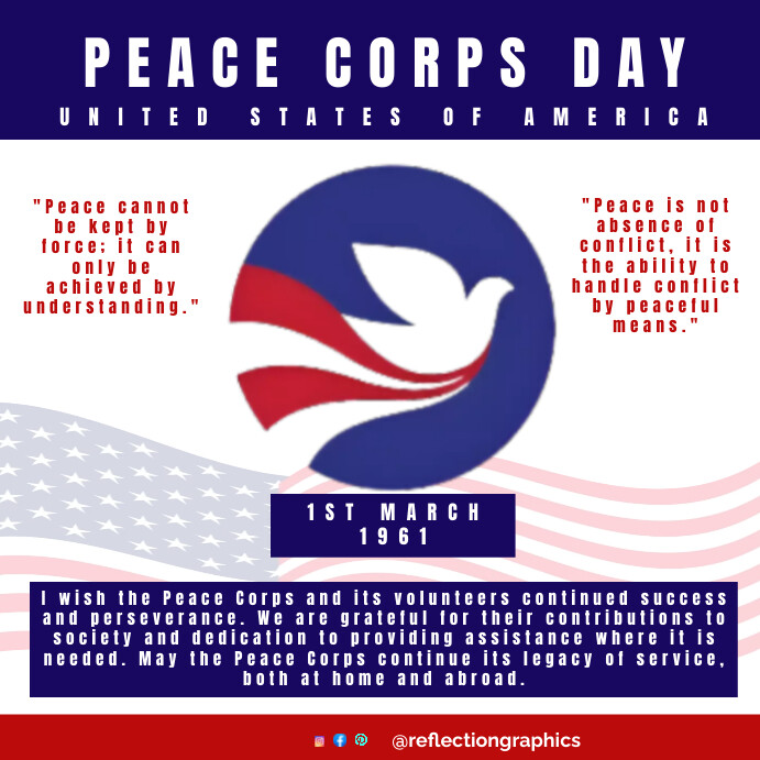 Copy of Peace Corps Day | PosterMyWall