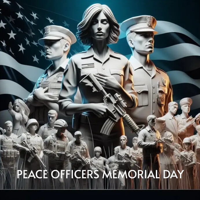 Peace officers Memorial Day Template | PosterMyWall
