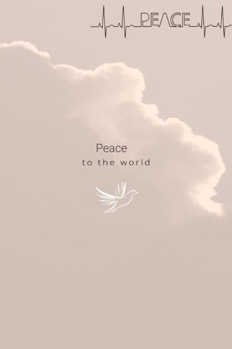 Peace post Template | PosterMyWall