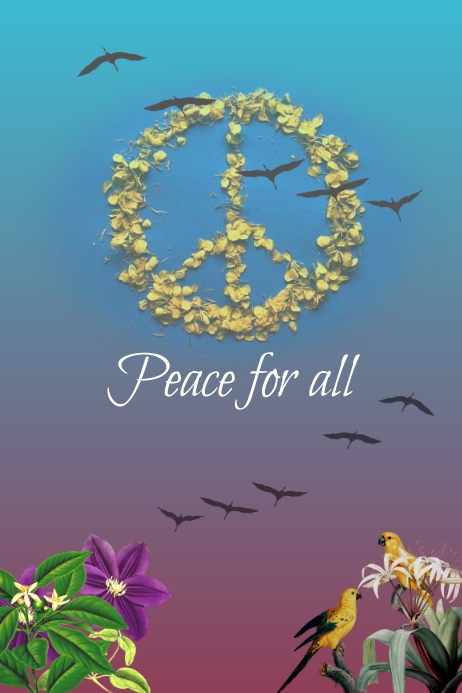 Copy of Peace template | PosterMyWall