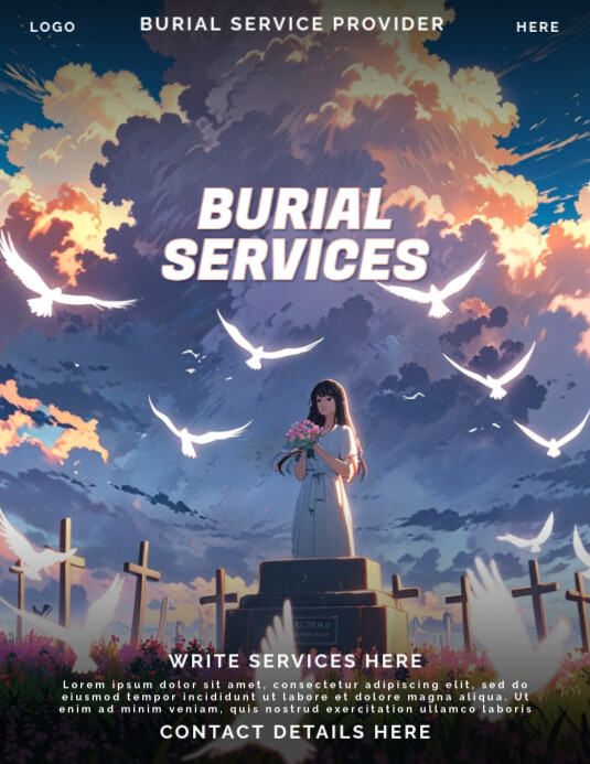 Peaceful Burial Service Backdrop Designs for Memorial Events 2025 ...