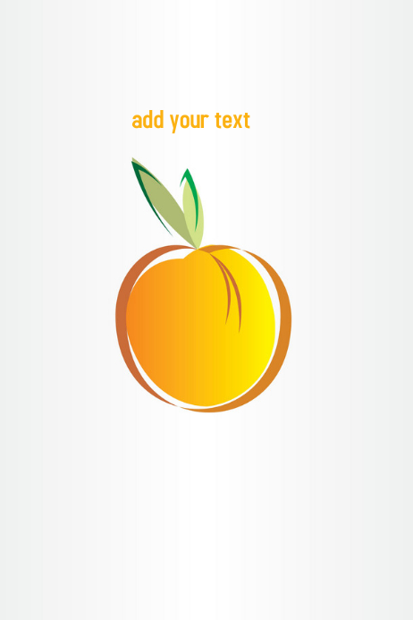 Peach Template | PosterMyWall