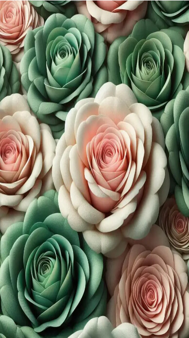 Peach Green background Template | PosterMyWall