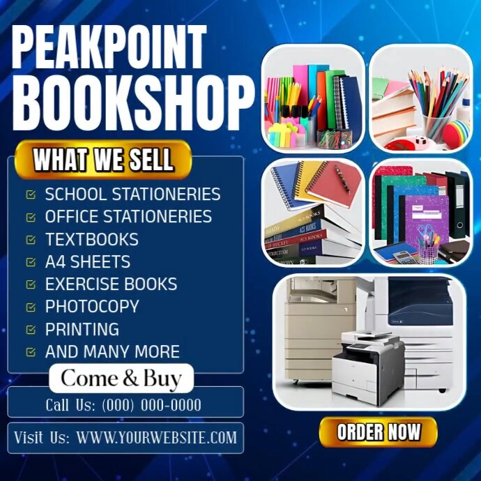 Copy of Peakpoint Bookshop Flyer | PosterMyWall