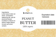 Peanut Product Label Template | PosterMyWall