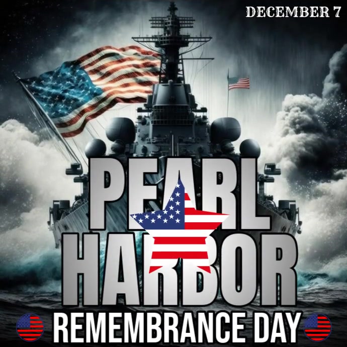 Pearl Harbor day Template | PosterMyWall