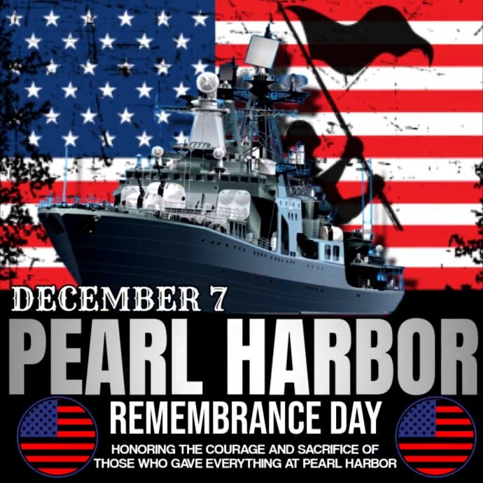 Pearl harbor day Template | PosterMyWall