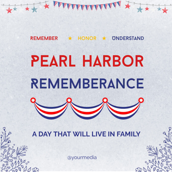 pearl harbor rememberance Template | PosterMyWall