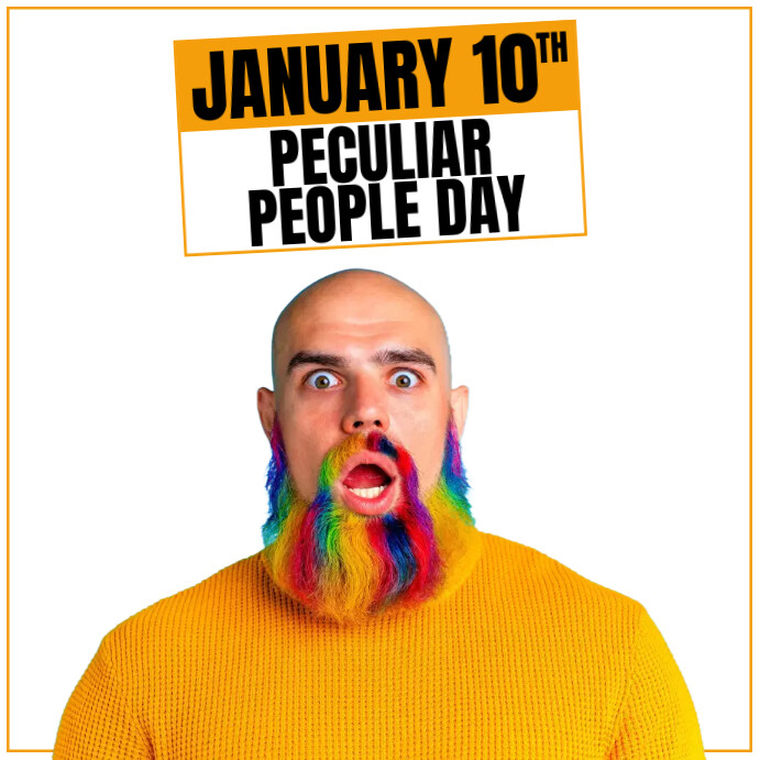 Copy of Peculiar People day | PosterMyWall